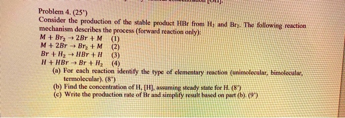SOLVED: Problem 4. (25') Consider the production of the stable product ...
