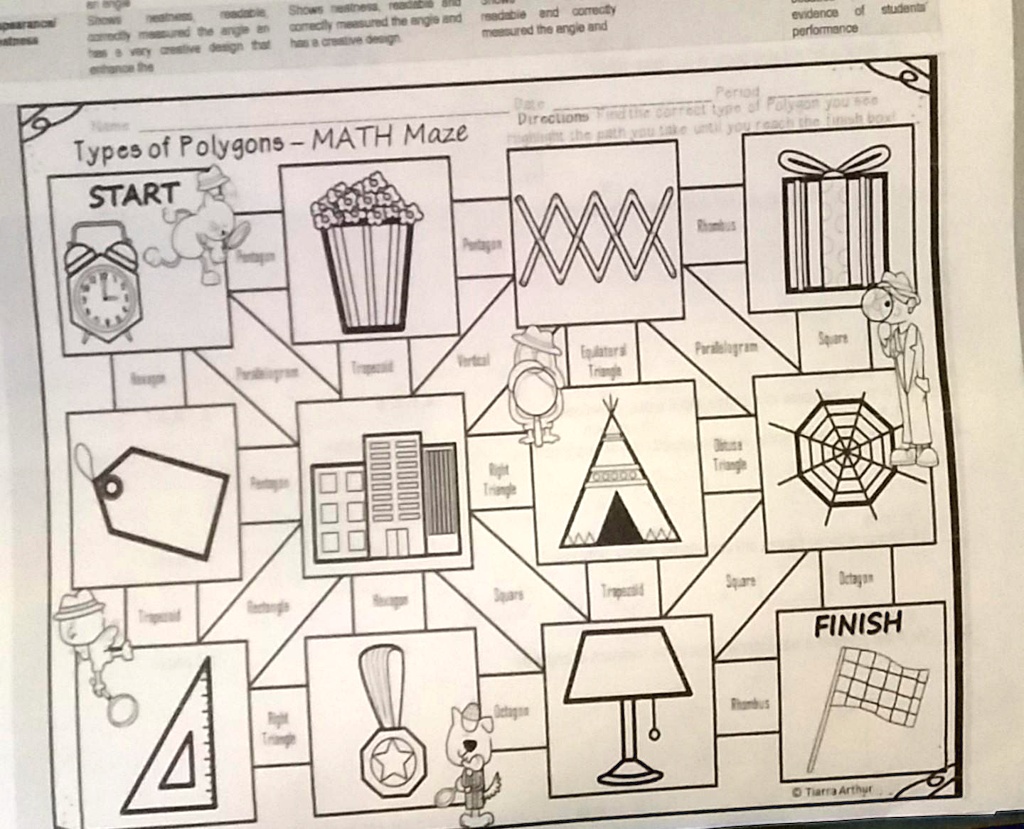 Interior Exterior Angles Of Polygons Maze | Cabinets Matttroy