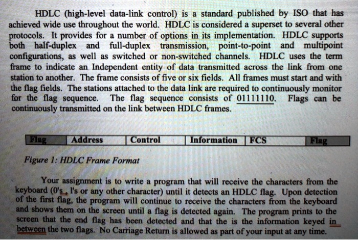 c program on xcode on mac hdlc high level data link control is a ...