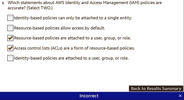 which statements about aws identity and access management iam policies ...