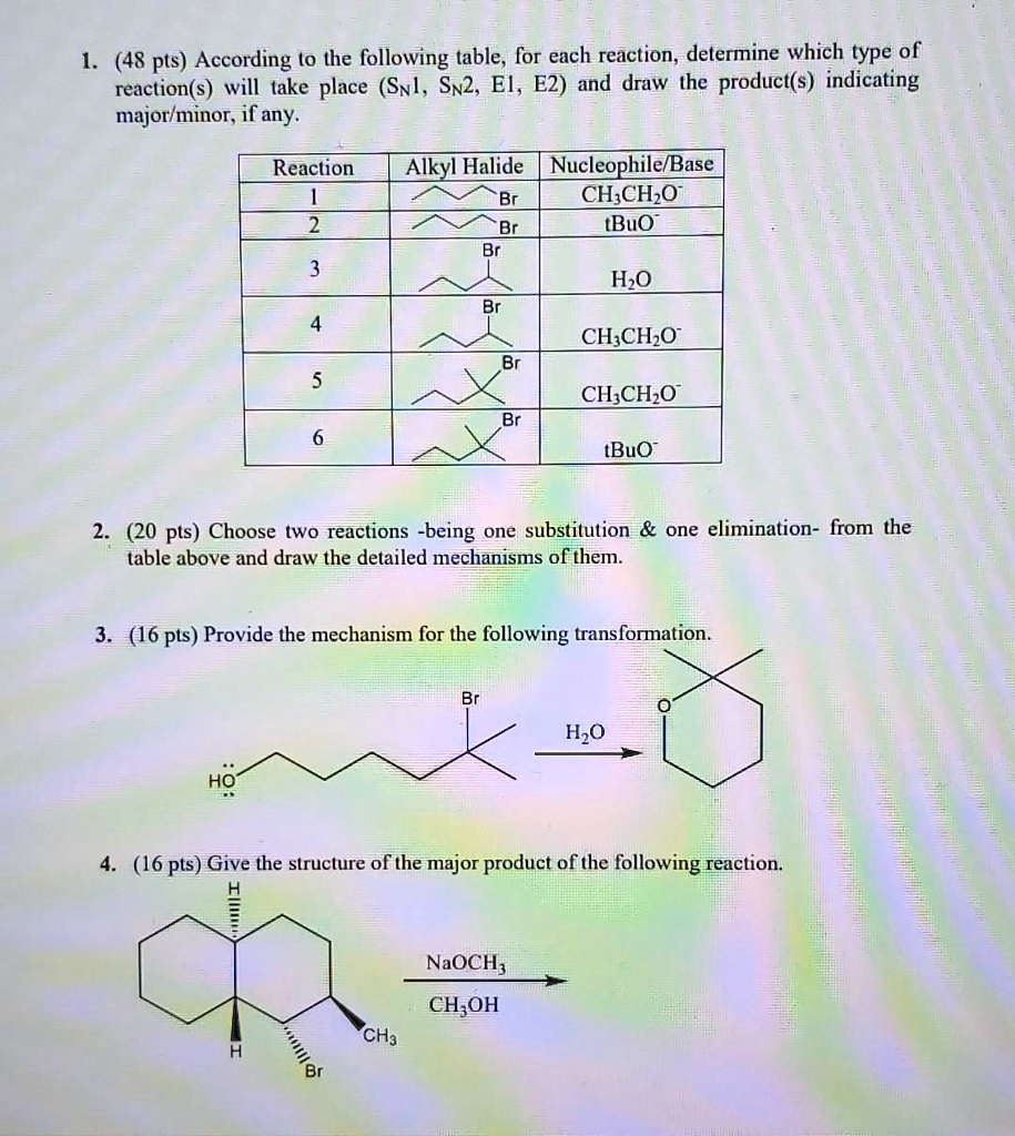 SOLVED: can you pls write the answers clearly on a paper thanks in advance 1. (48 pts) According ...