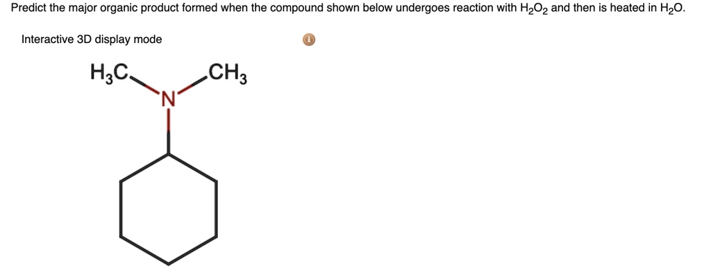 SOLVED: Predict the major organic product formed when the compound shown below undergoes ...