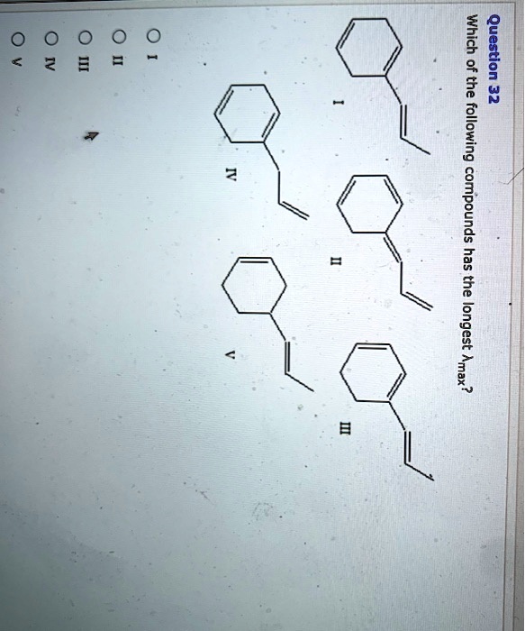SOLVED: Which Question Ofthe , following compounds has the longest SOLVED: Which Question Ofthe , following compounds has the longest