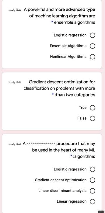 Solved A Powerful And More Advanced Type Of Machine Learning Algorithm Is Ensemble Algorithms 4573