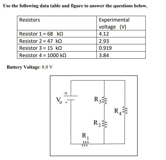 SOLVED: A. Using the Kirchhoff loop rules, come up with the set of linear equations useful to ...
