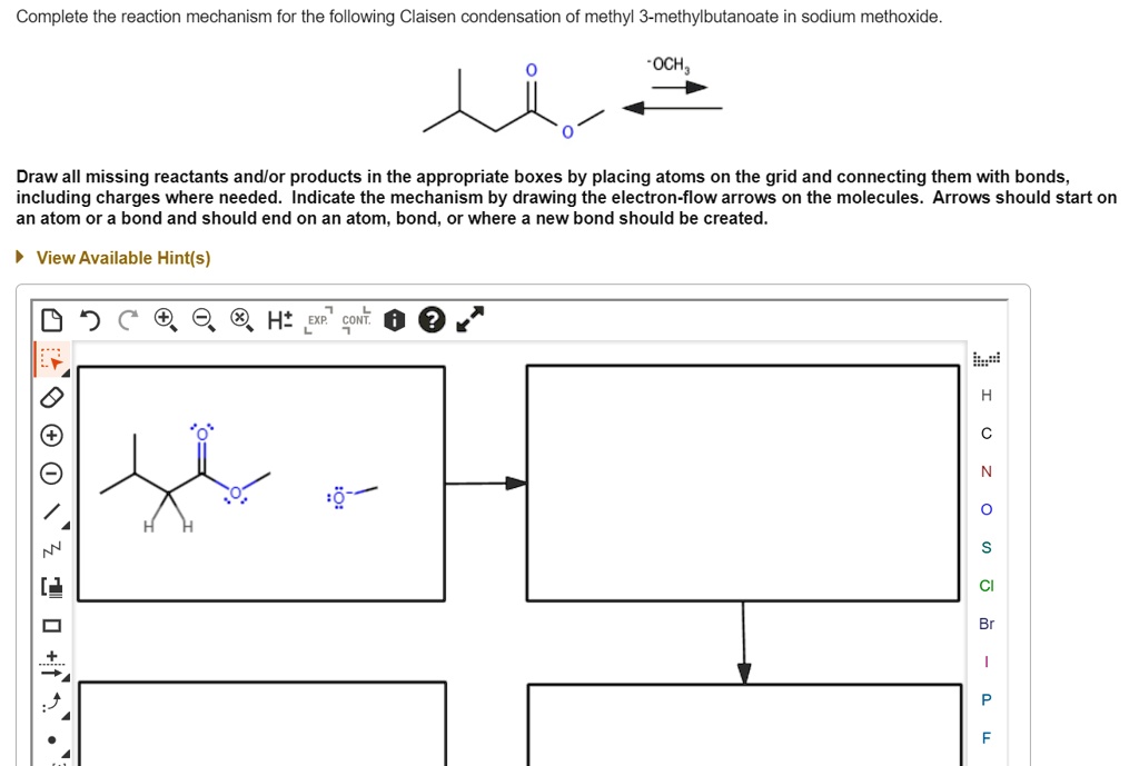 SOLVED: Texts: Write the Claisen mechanism for the following with ...