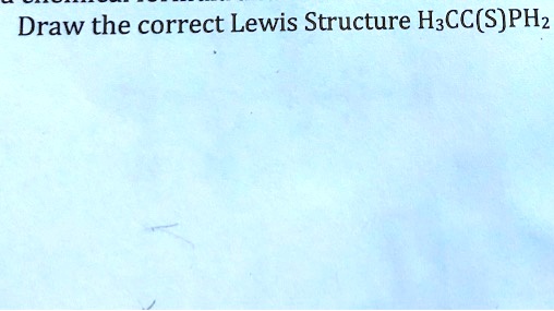 SOLVED: Draw the correct Lewis Structure H:CC(SJPHz