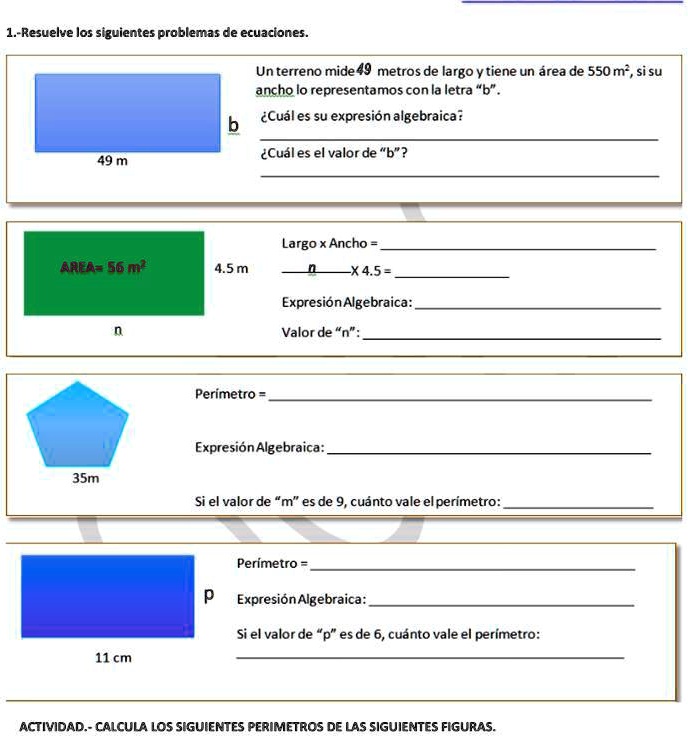 SOLVED: Ayúdenme por favor no sé hacer esto :( 1.-Resuelve los ...