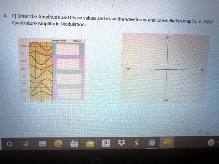 SOLVED: 4. C) Enter the Amplitude and Phase values and draw the ...