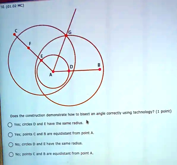 Video Solution Construction Demonstrates How To Bisect An Angle