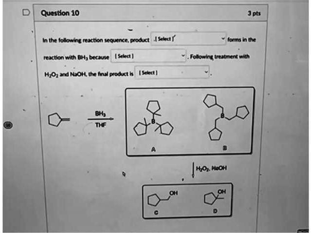 SOLVED: In the following reaction sequence, product forms in the ...