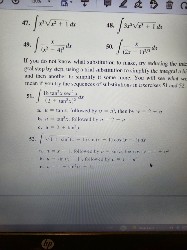 SOLVED: ?. ∫ x^3 x^2+1 d r 16. ∫ 3 u^2√(2) x^3+i d t 45. ∫(x)/(i x^2-4 ...