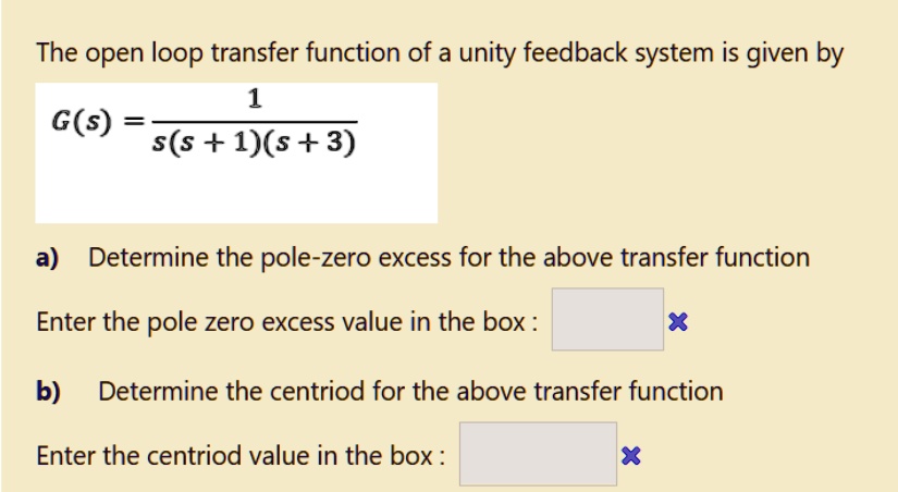 The open loop transfer function of a unity feedback system is given by G(s) = (1)/(s(s+1)(s+3 ...