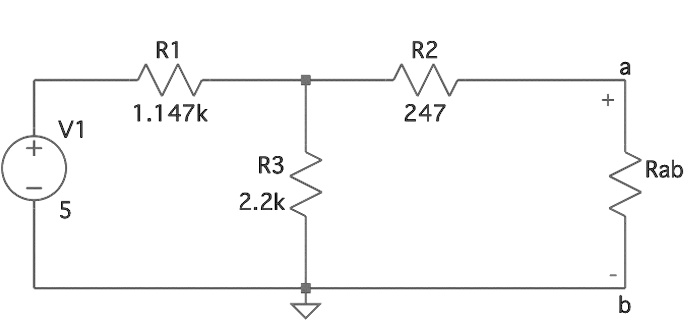 SOLVED: Calculate the open circuit voltage, VTh, between nodes a and b. This is called Thevenin ...