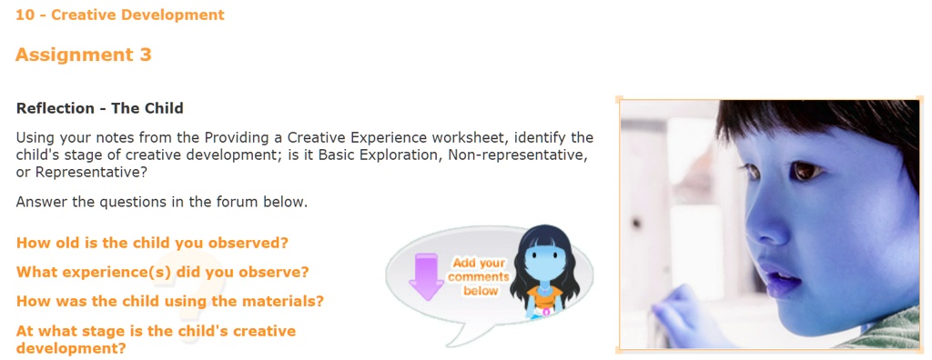 10 - Creative Development Assignment 3 Reflection - The Child Using ...