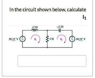 SOLVED: In the circuit shown below, calculate