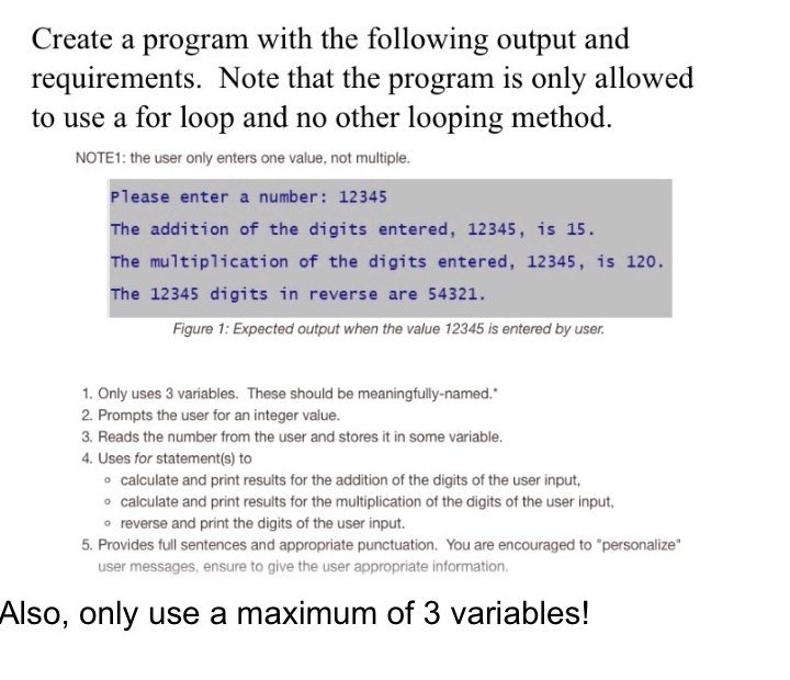 Solved Using C Programming Language Create A Program With The Following Output And 2557