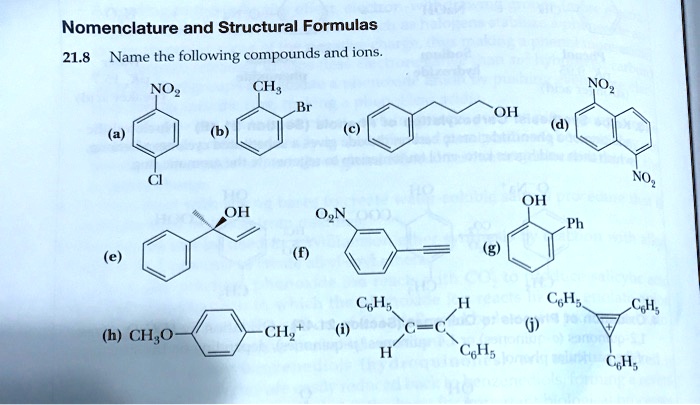 SOLVED: Nomenclature and Structural Formulas 21.8 Name the following ...