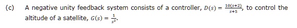 SOLVED: i) If the system above is subjected to four different types of ...