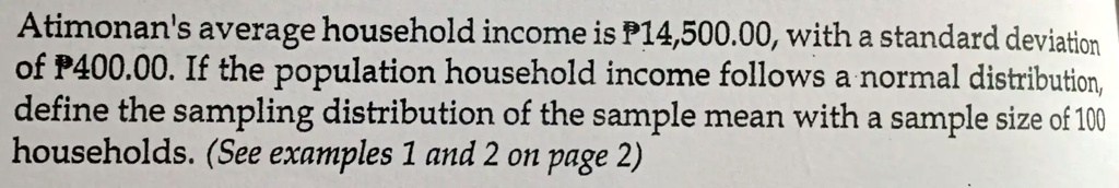 Atimonan's average household income is P14,500.00, with a standard ...