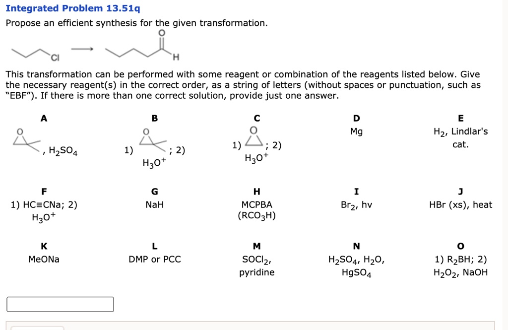 SOLVED: Integrated Problem 13.51q Propose an efficient synthesis for the given transformation ...