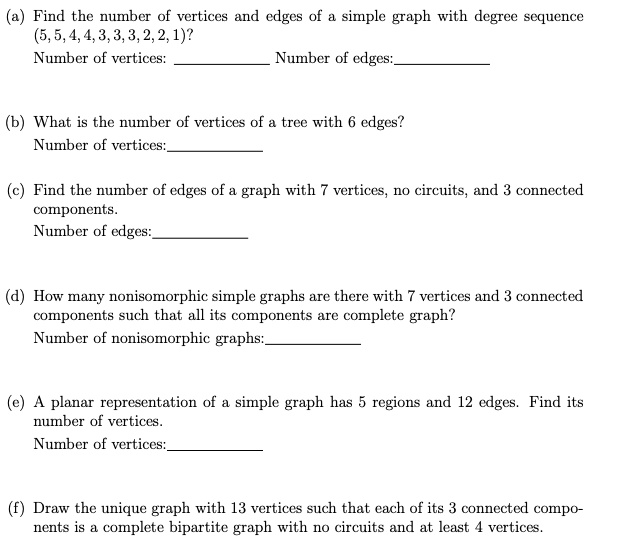 Find The Number Of Vertices And Edges Of Simple Graph SolvedLib find-the-number-of-vertices-and-edges-of-simple-graph-solvedlib