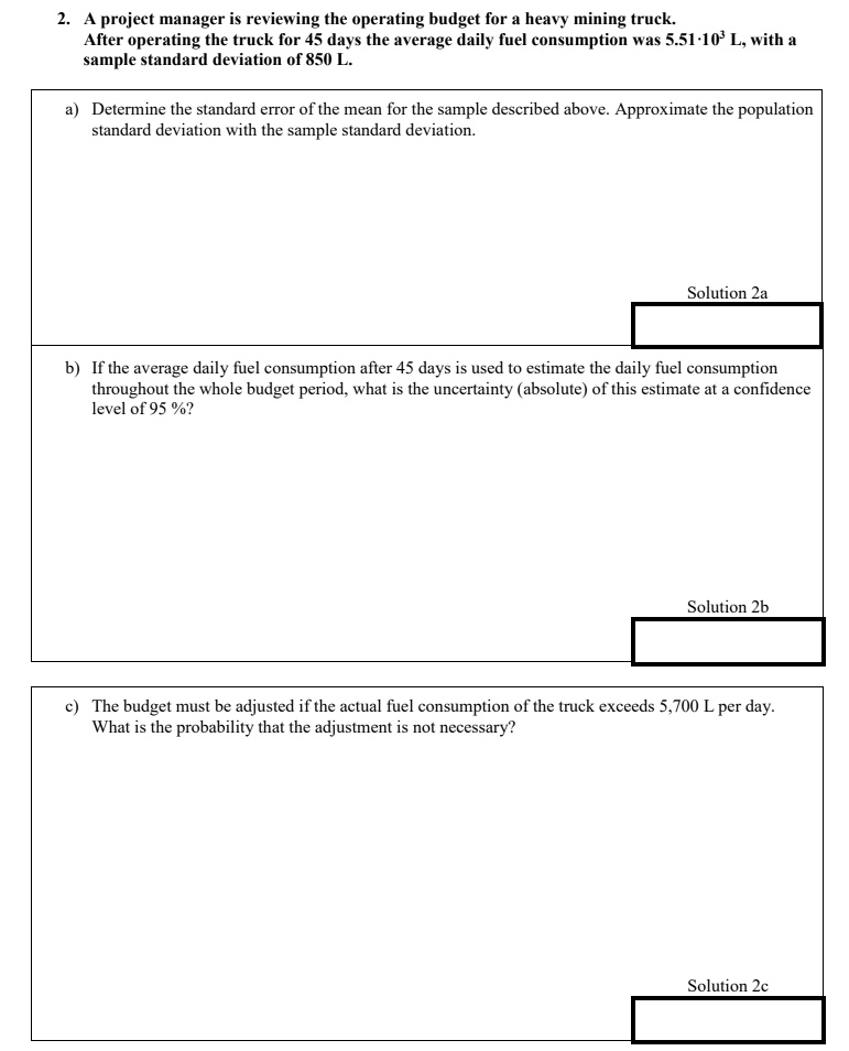 SOLVED: project manager is reviewing the operating budget for heavy ...
