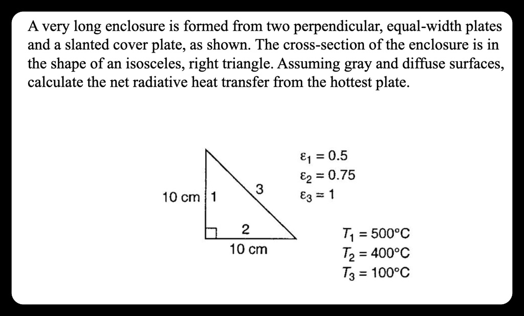 A very long enclosure is formed from two perpendicular, equal-width ...