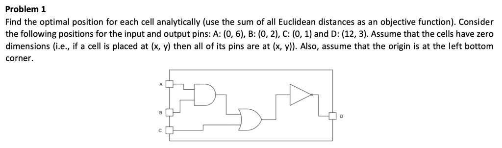 Solved Problem 1 Find The Optimal Position For Each Cell Analytically Use The Sum Of All