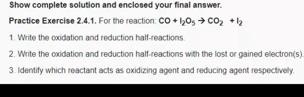 SOLVED: Show complete solution and enclosed your final answer: Practice ...