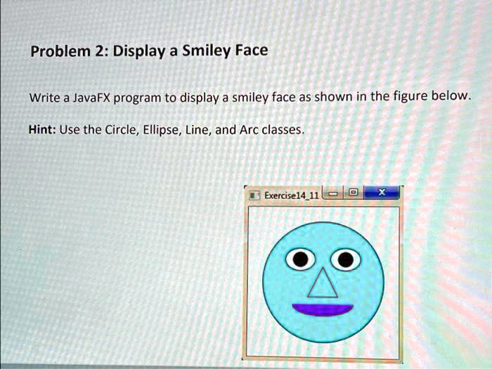 How To Draw A Smiley Face In Javafx