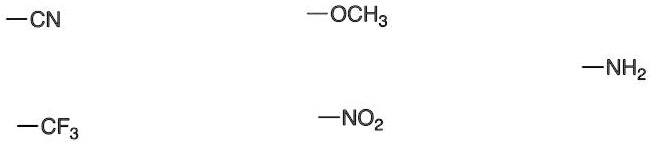 identify the following groups as edg ewg and determine its effect as ...
