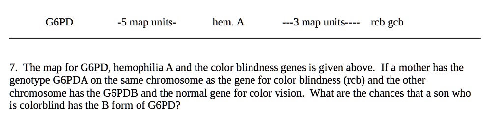 SOLVED: GGPD 5 map units- hem: A ~3 map units-- -- rcb gcb The map for ...