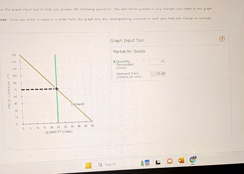 se the graph input tool to help you answer the following questions. You ...