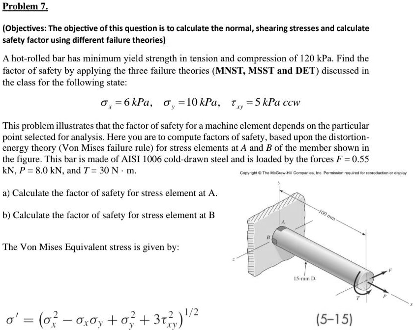 SOLVED: Problem 7. (Objectives: The objective of this question is to ...