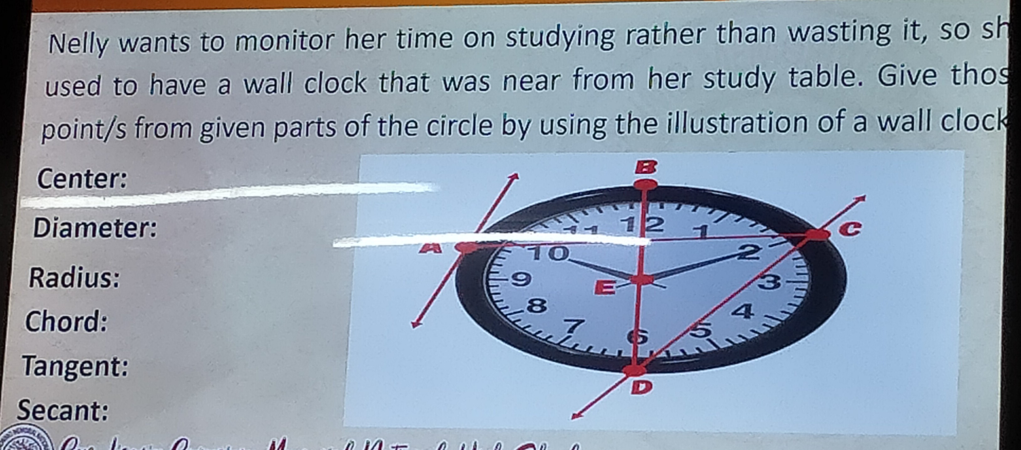 SOLVED: Nelly wants to monitor her time on studying rather than wasting ...