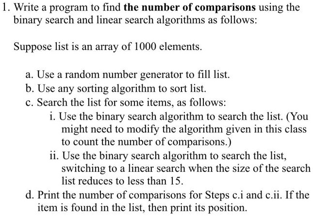 SOLVED: Write the code in C++. Please follow the instructions and ...