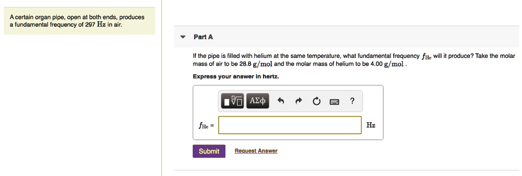 cerlain organ pipe open at both ends produces fundamental frequency of ...