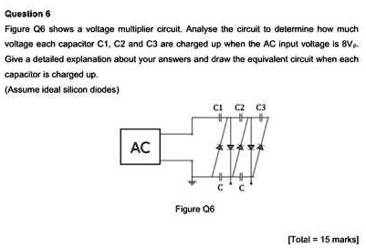 SOLVED: Please provide the answers as soon as possible. Question 6: Figure Q6 shows a voltage ...