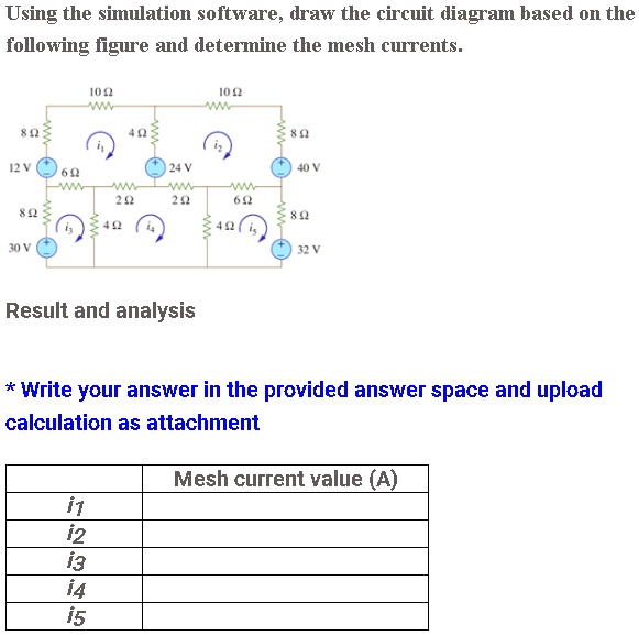 SOLVED: Using the simulation software, draw the circuit diagram based on the following figure ...