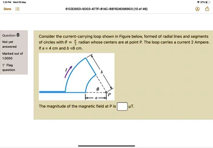 SOLVED:Zihm Dona 81c3d8e0-8003-477F-814C-88F824088903 (10 01 481 Questlon 8 Consider the current ...