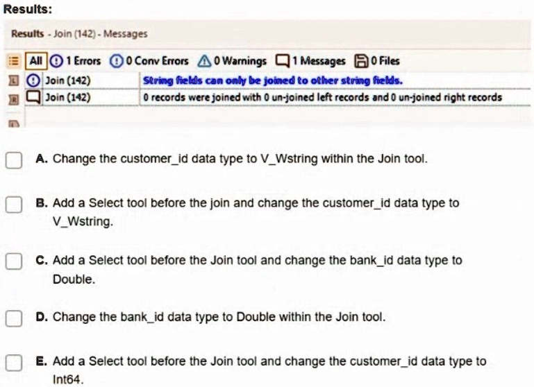 the following two bank customer datasets are joined on customerid and ...