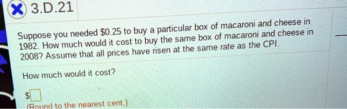 3d21 buy particular box of macaroni and cheeseeir suppose you needed ...