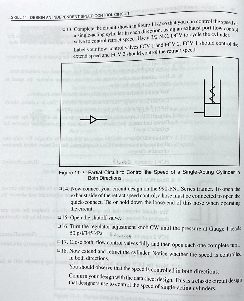 skill 11 design an independent speed control circuit 13 complete the ...