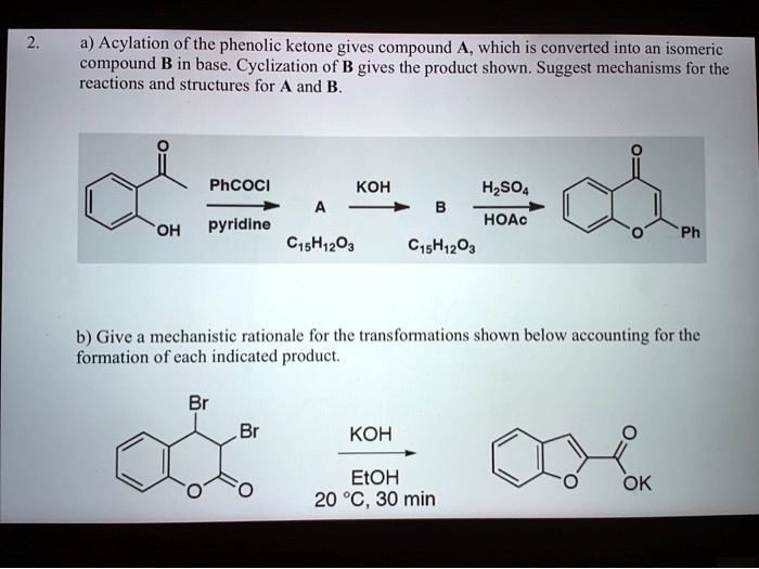 a acylation of the phenolic ketone gives compound which is converted ...