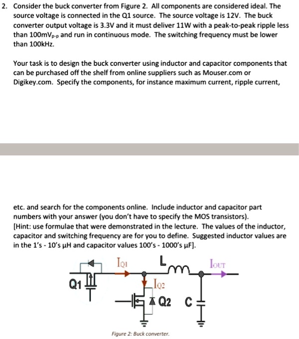 Capacitor Formula For Buck Converter at Brock Clemes blog