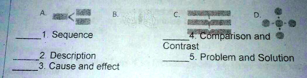 SOLVED: A. Identify the graphic organizer best suited to each type of ...