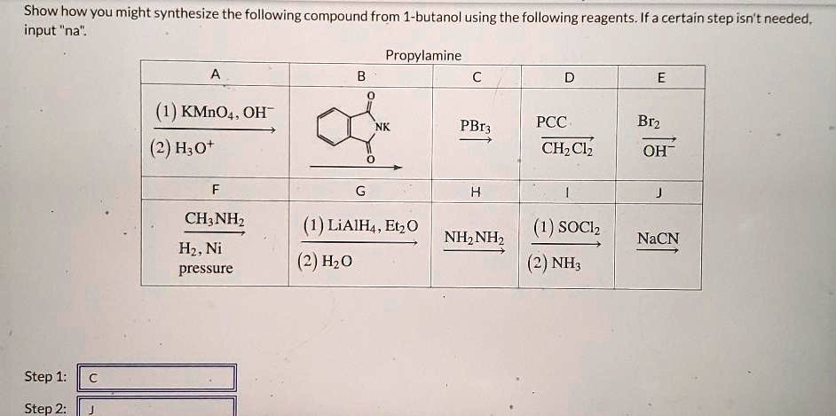 SOLVED: Show how vou might synthesize the following compound from 1 ...