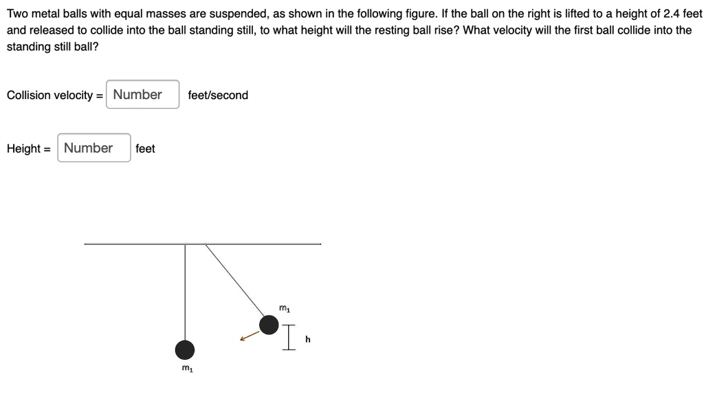 SOLVED: Two metal balls with equal masses are suspended, as shown in ...
