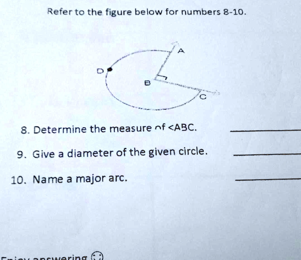 refer to the figure below for numbers 8 10g8 determine the measure nf ...